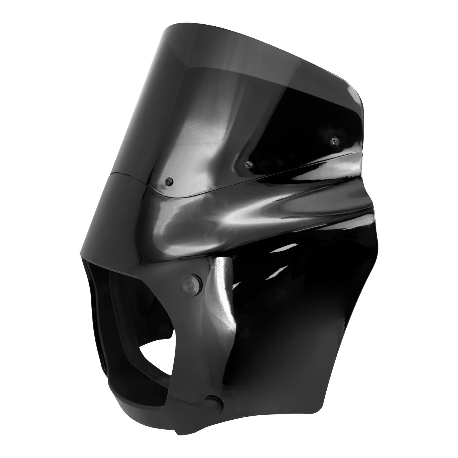 Motorcycle Abs Headlight Fairing Cover Headlamp Front Cowl Black For ...