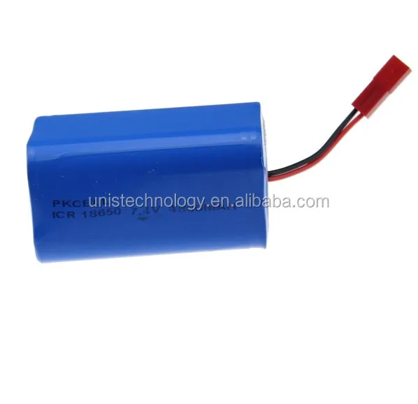 2P2S Rechargeable 18650 Lithium Battery Pack - 7.4V 4800mah