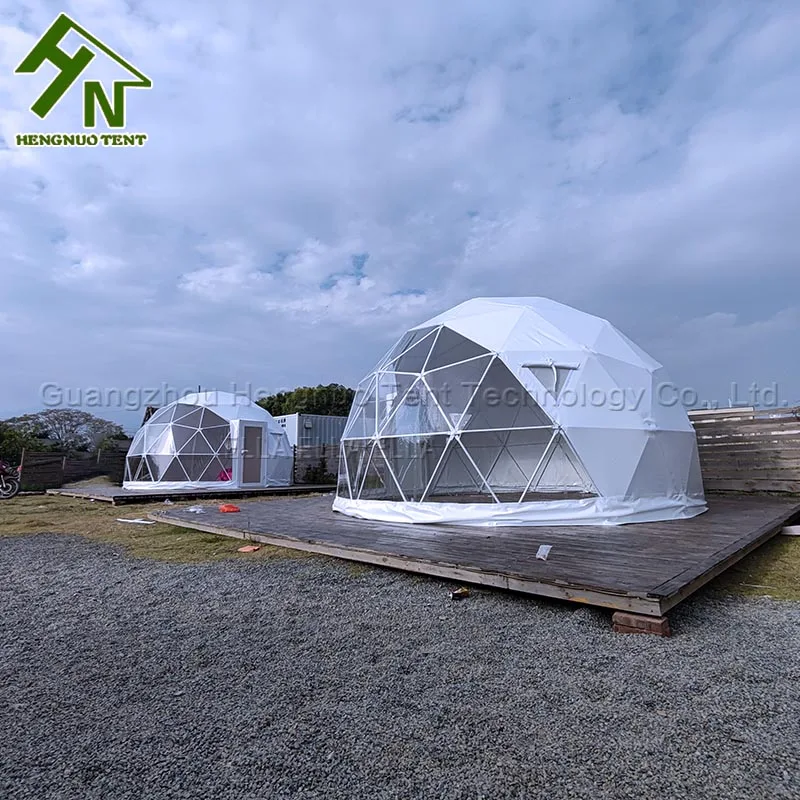 5m 6m 7 Meters 20ft Glamping Dome Luxury Igloo Prefabricated House ...