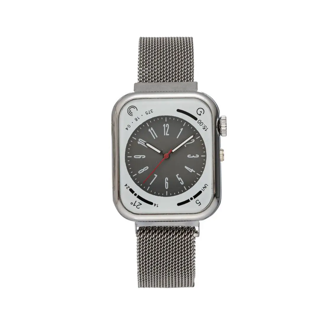Square Quartz Watch, Iron Mesh Strap, Quartz Watch, Cross-border ...