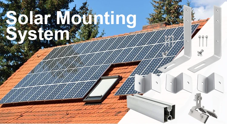 Pv Solar Panel Accessories Rail Photovoltaic Hooks Convenient Assembly ...