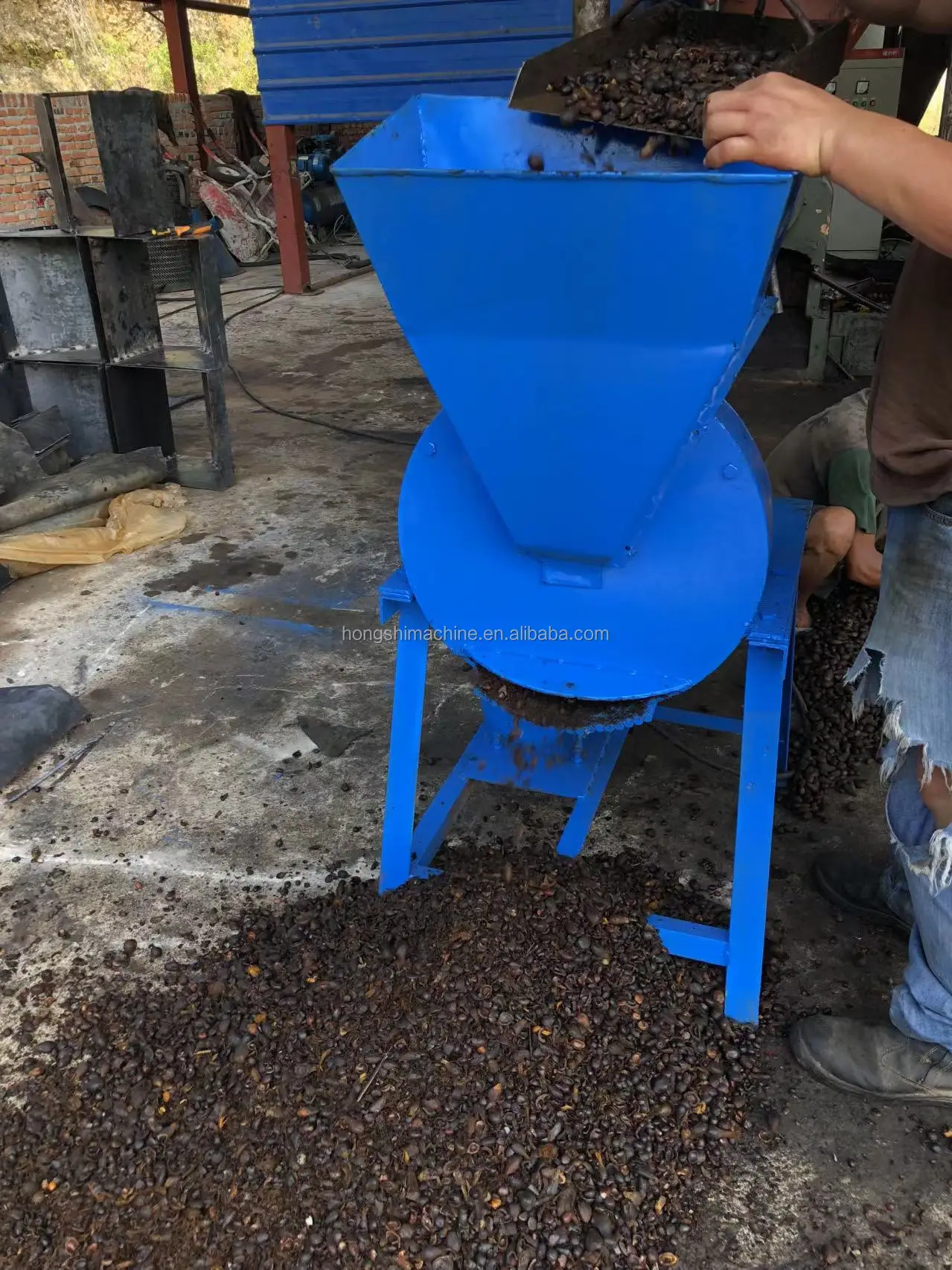 Small Palm Nut Processing Machine Palm Nut Sheller Machine Palm Kernel ...