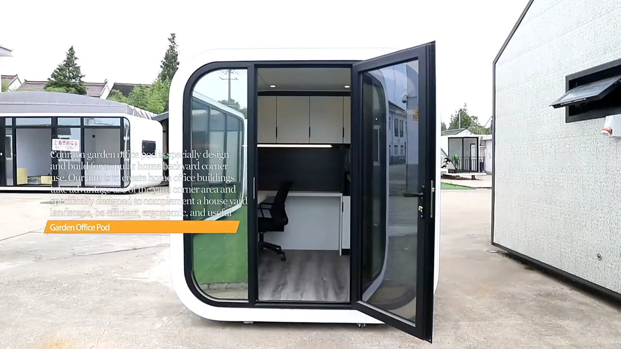 Insulated Garden Offices Mini Office Pods Customized Home Backyard ...