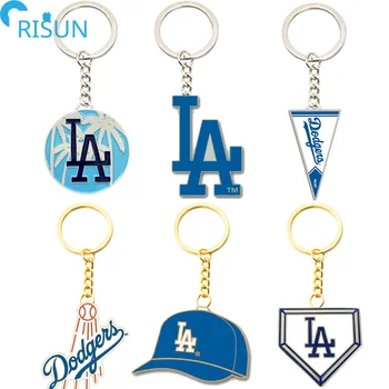 Wholesale Factory Los Angeles Dodgers Keychain Custom Sport Ball Team ...
