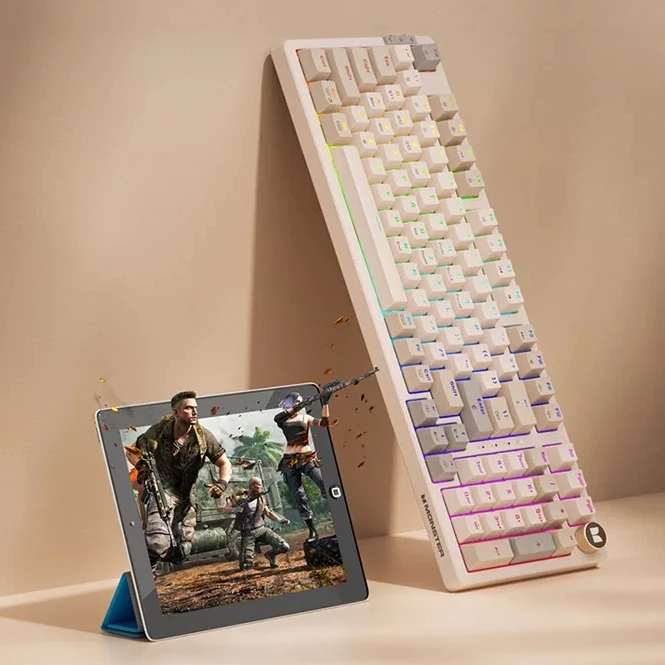 Monster Airmars KM4 Wireless Gaming Keyboards Hot Swappable Mechanical ...