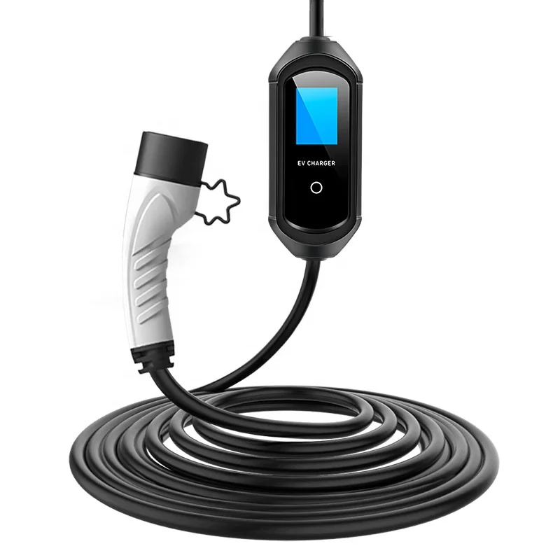 Diboev Portable Electric Vehicle Charger Level2 Single Phase Ac J1772 ...