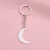 Metal Keychains Moon Pendant Moon Key Ring Key Chain - Buy Moon ...