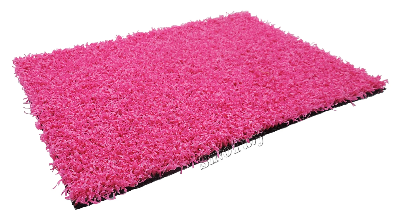 Pink Turf Grass for Padel Tennis Court - Synthentic Cesped