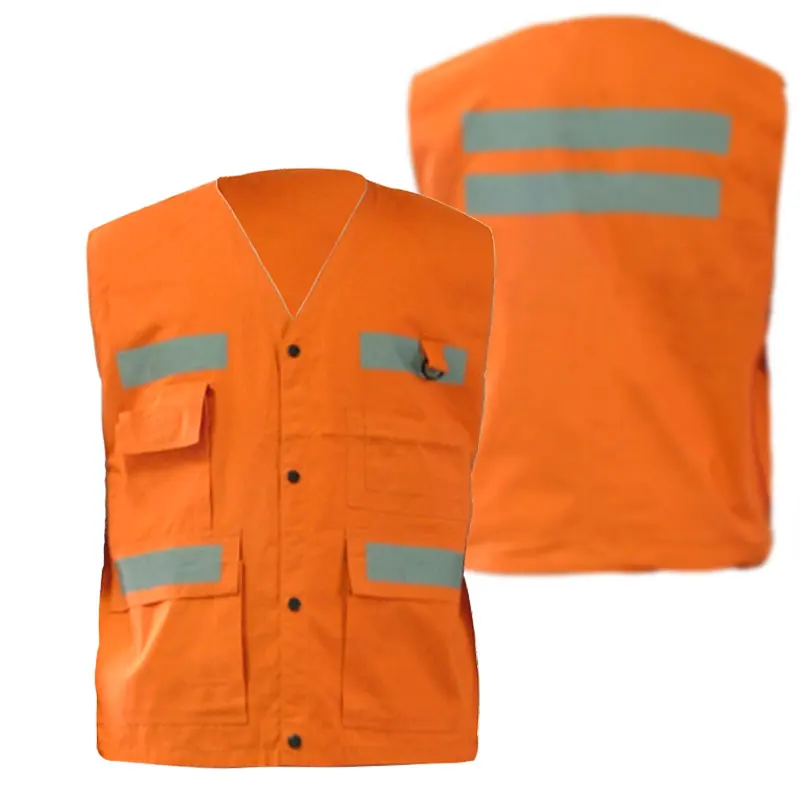 Custom Logo Pocket Work Construction Safety Jackets Personalized Safety ...