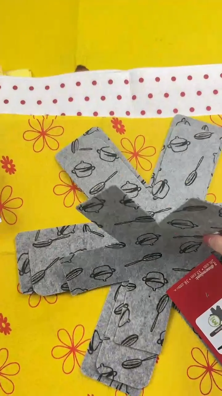 Different Sizes Felt Grey Pots Pad And Pans Cookware Divider Protectors ...