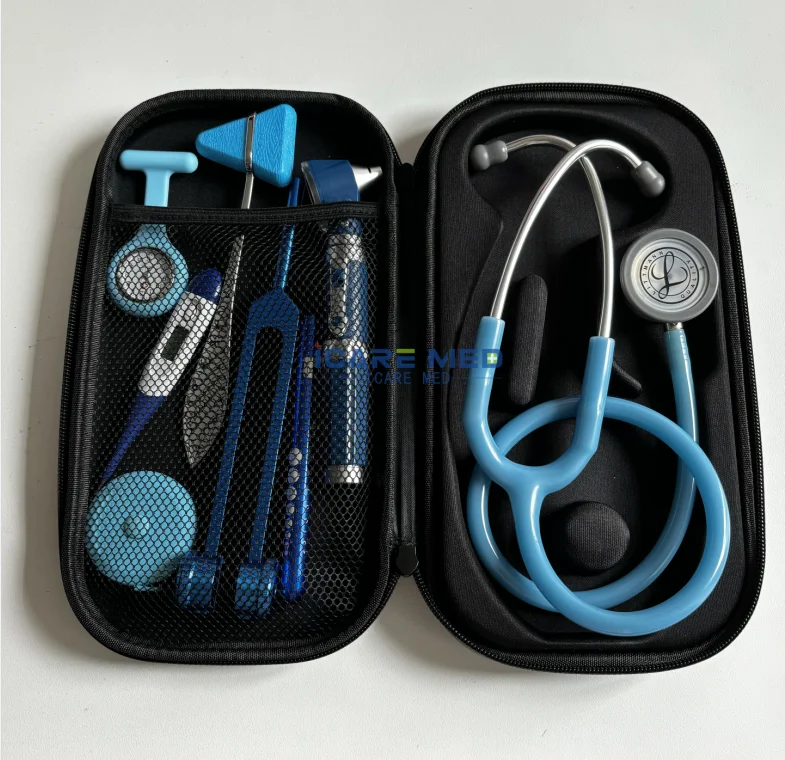 Medical Estuche Para Estetoscopio Hammer Tuning Fork Led Flashlight ...