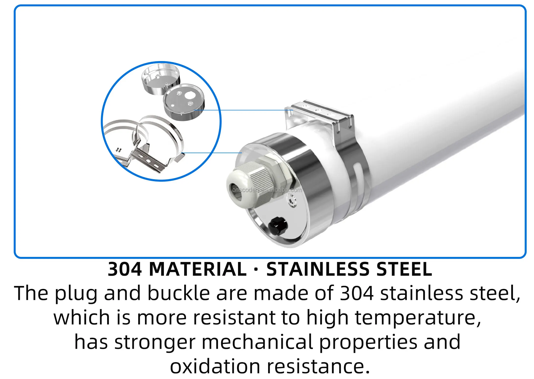 2023 IP69 4ft 50W LED Tube Light Waterproof Outdoor Linear Tri-proof ...