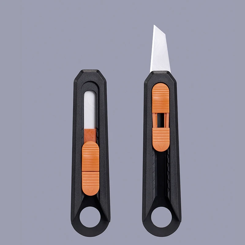 Middia Utility Knife Safety Ceramic Box Cutter With Sawtooth Edge Box ...