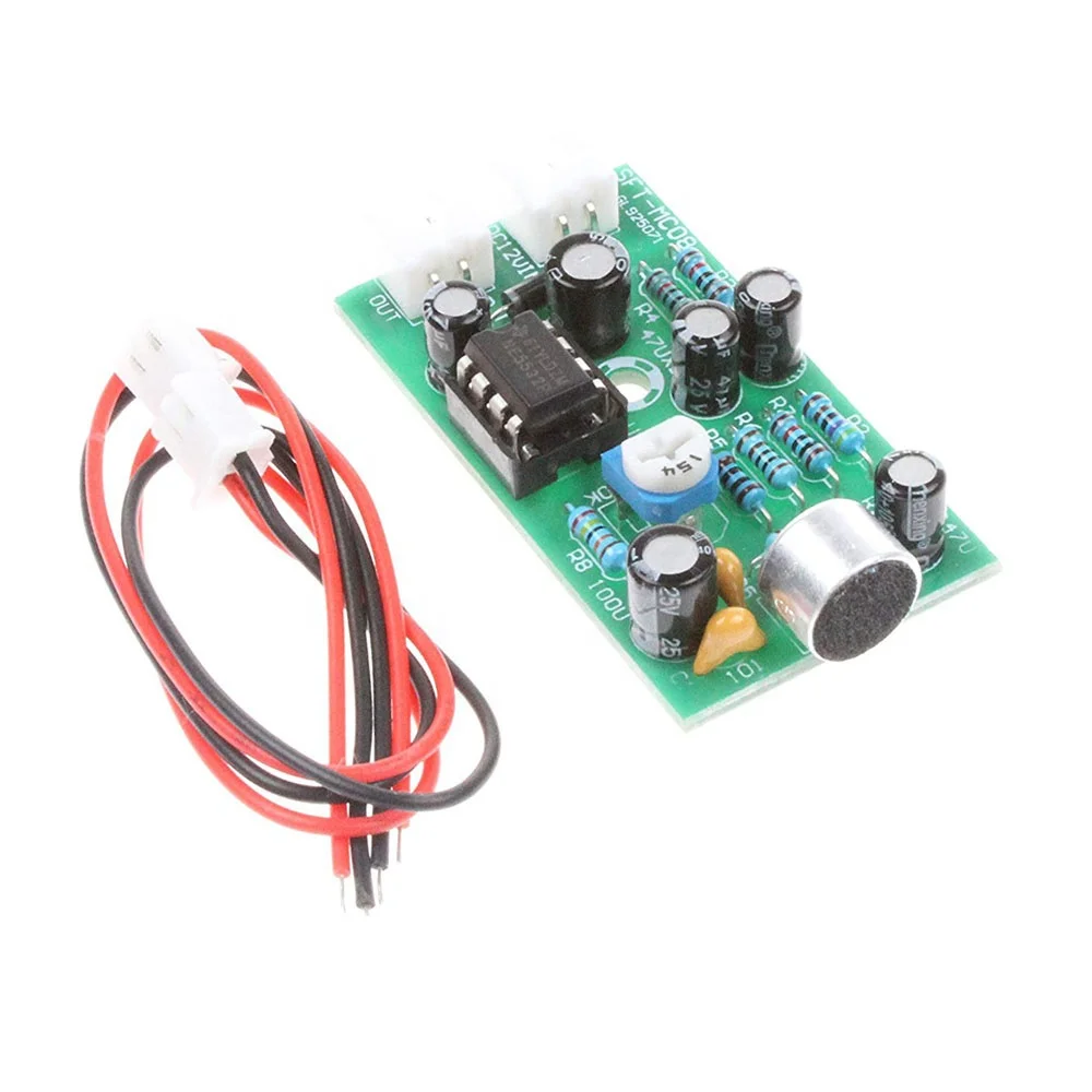 Dc 12v Microphone Pickup Module Noise Reduction Microphone Amplifier ...