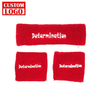 Custom Sports Embroidered Sweatbands Terry Cloth Sweat Wrist Bands ...