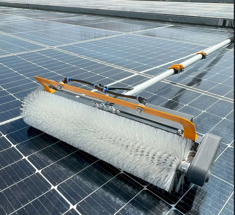 High-efficiency Telescopic Roller Solar Panel Cleaning Brush Used for ...