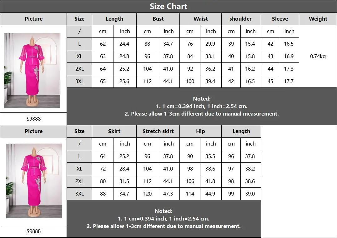 Elegant Plus Size Women's Formal Office Wear Dress Set - Trendy Long ...