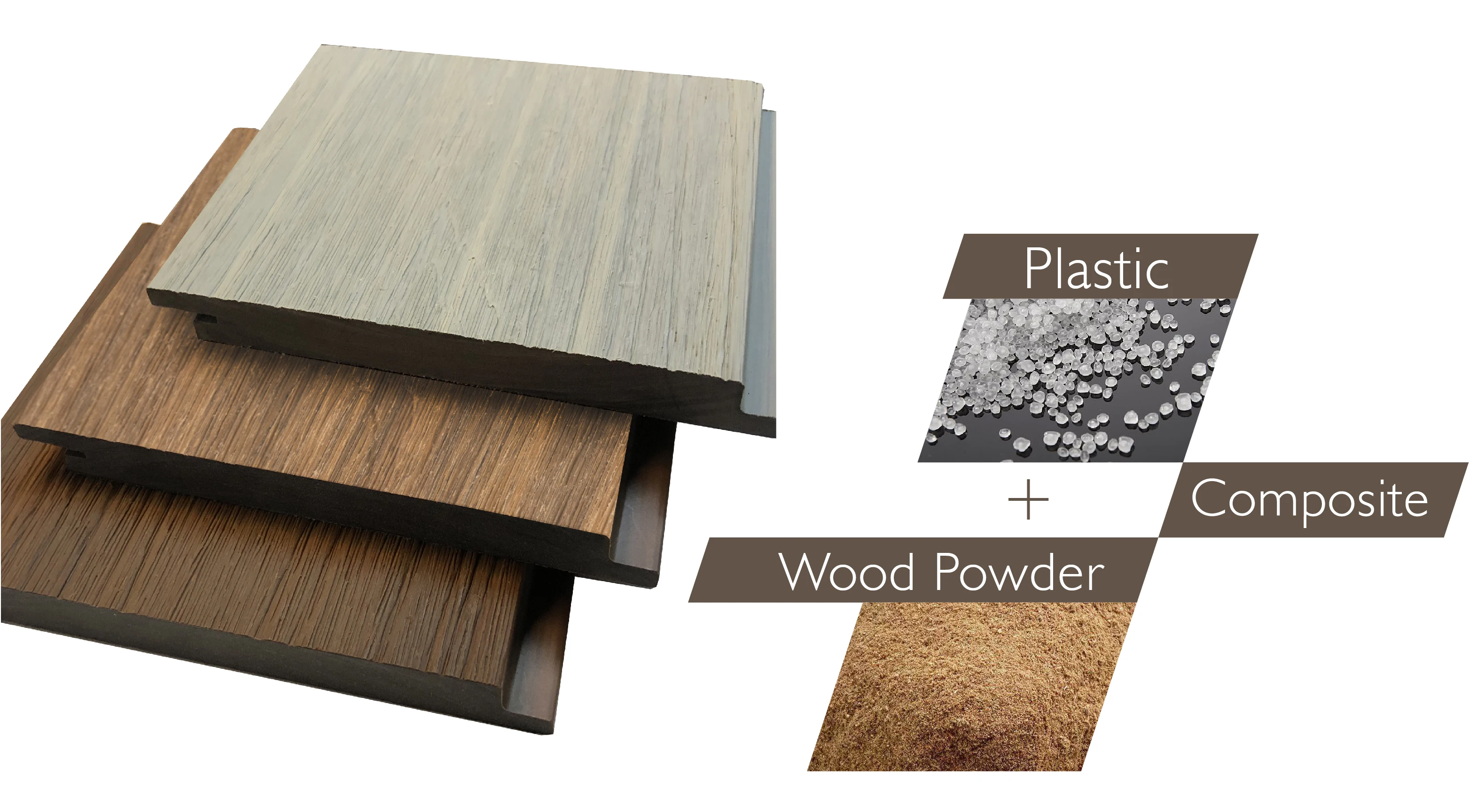 Solid Board Look Like Composite Woods for Wall Cladding