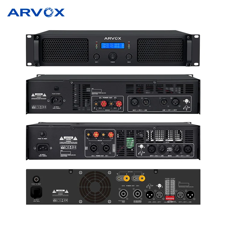 Light Weight Power Amplifiers - 1000 Watt Professional Audio