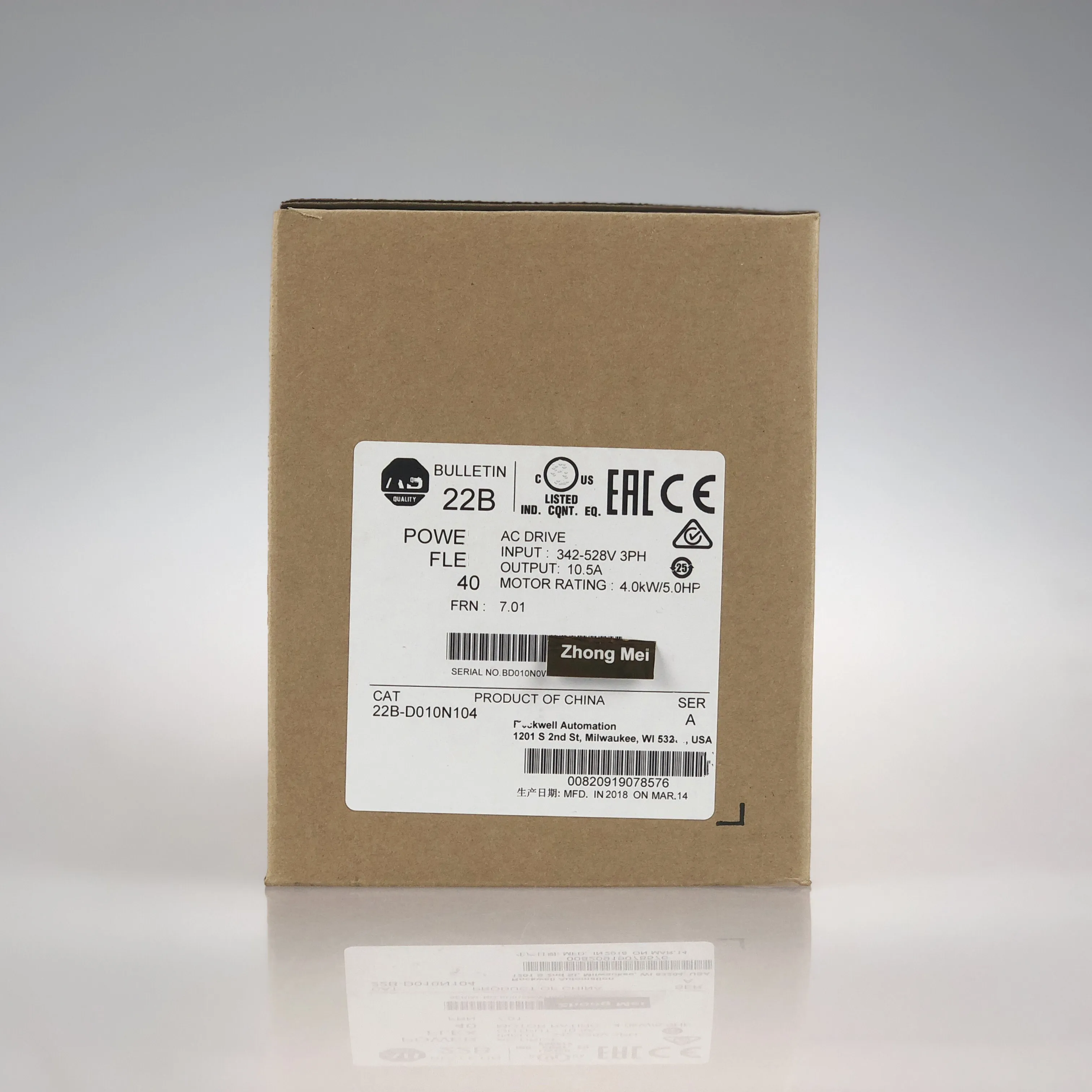 Factory Seal 22b-d010n104 Dc Converter 22b-d010n104 Vfd Drive For Motor ...