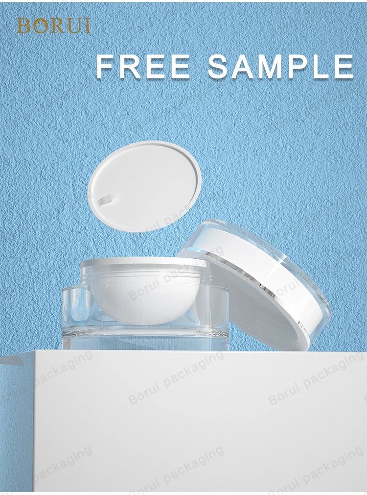 BORUI 30g Acrylic Plastic Body Lotion Containers Cosmetic Packaging ...