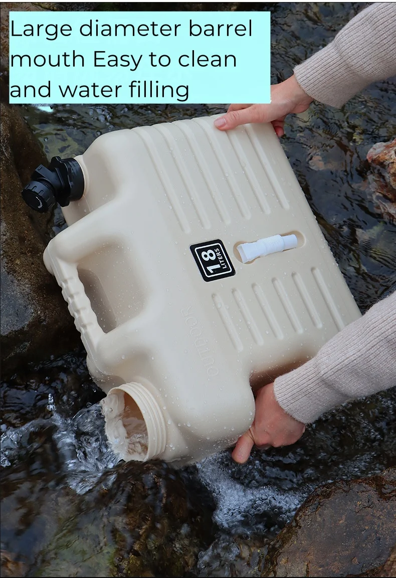 Hotsale 3.2 Gallon (12L) Water Container with Spigot Portable Camping ...