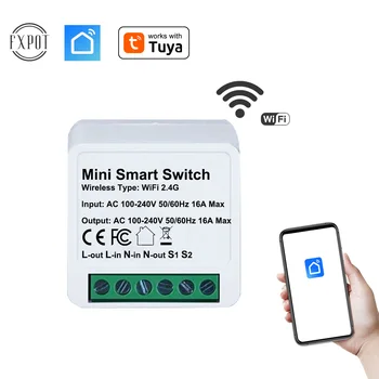 16a Ac 2 Way Remote Control Electric Smart Touch Home Light Power 4 ...