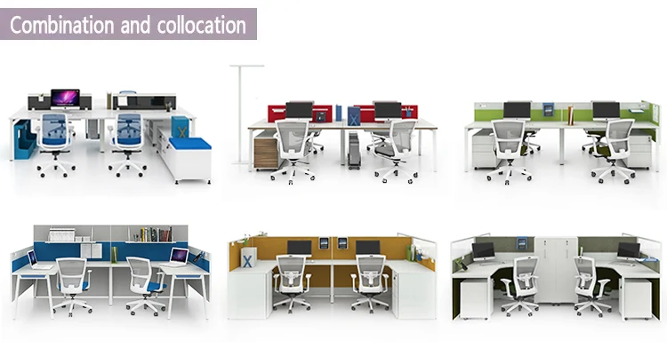 Standard Sizes Of Office Workstation 4 Person Office Partition ...