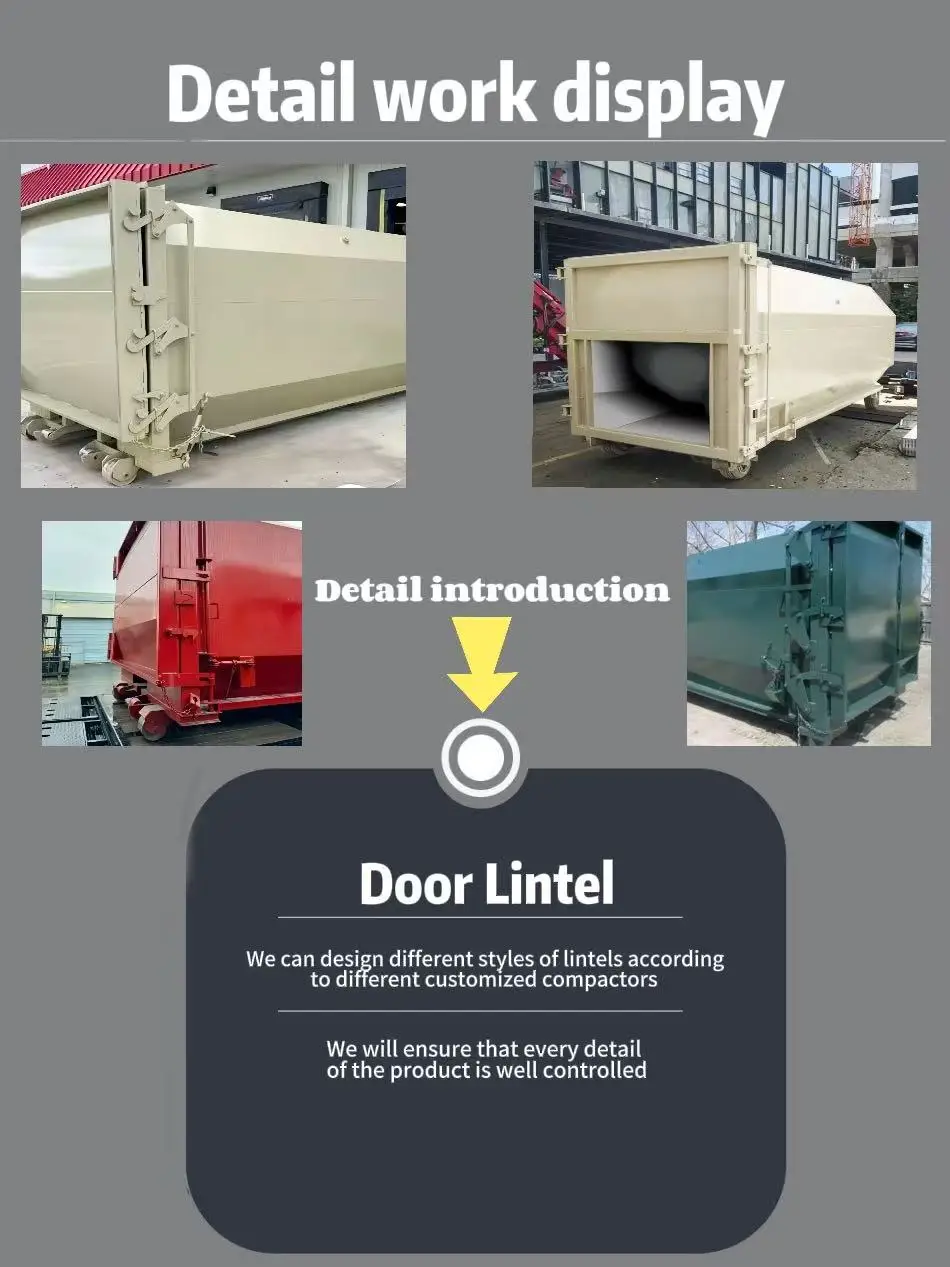 Industrial Waste Management Machine Automated Garbage Compactor with ...