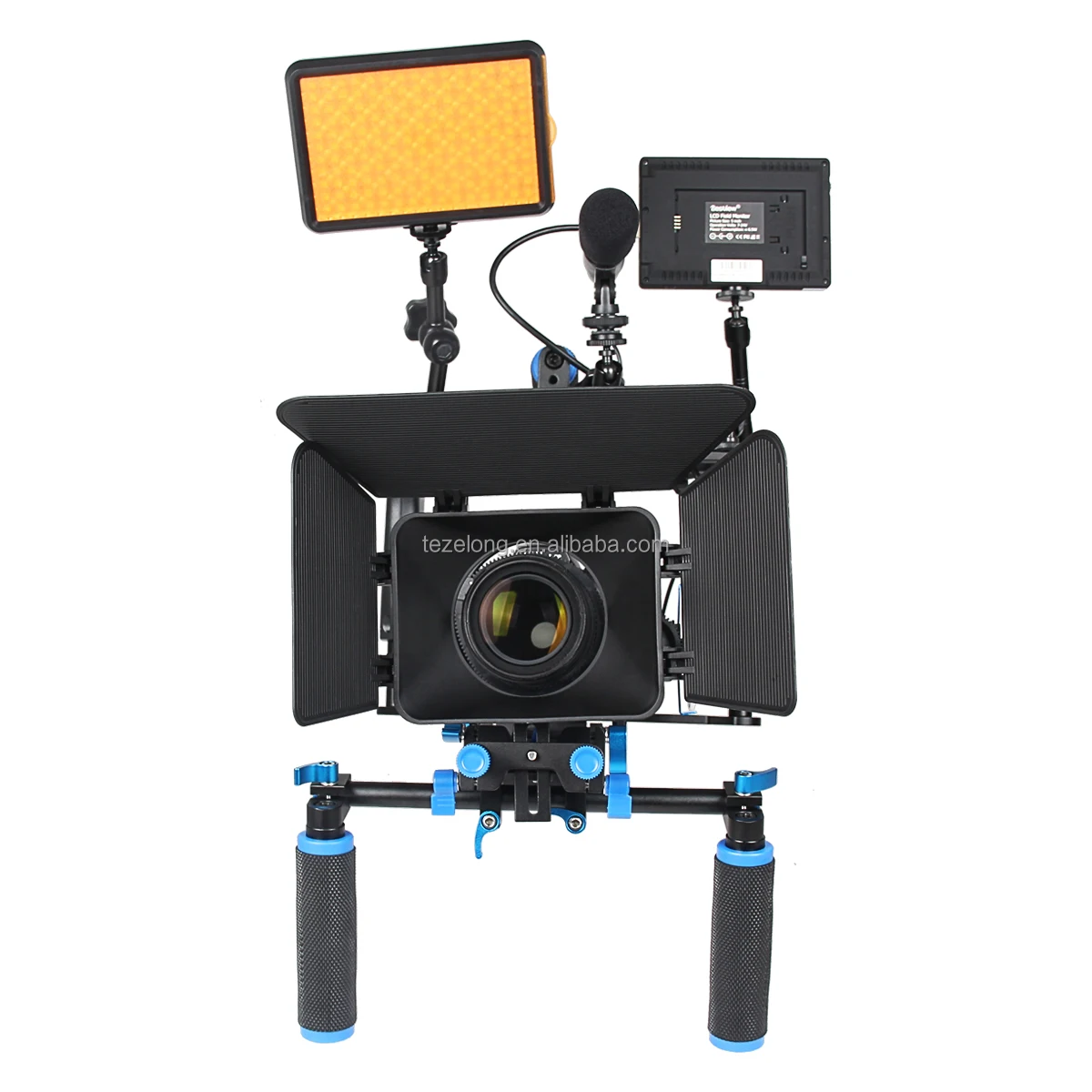 DSLR Rig Camera Cage Kit - Stabilize Canon 5D Mark III/IV 6D
