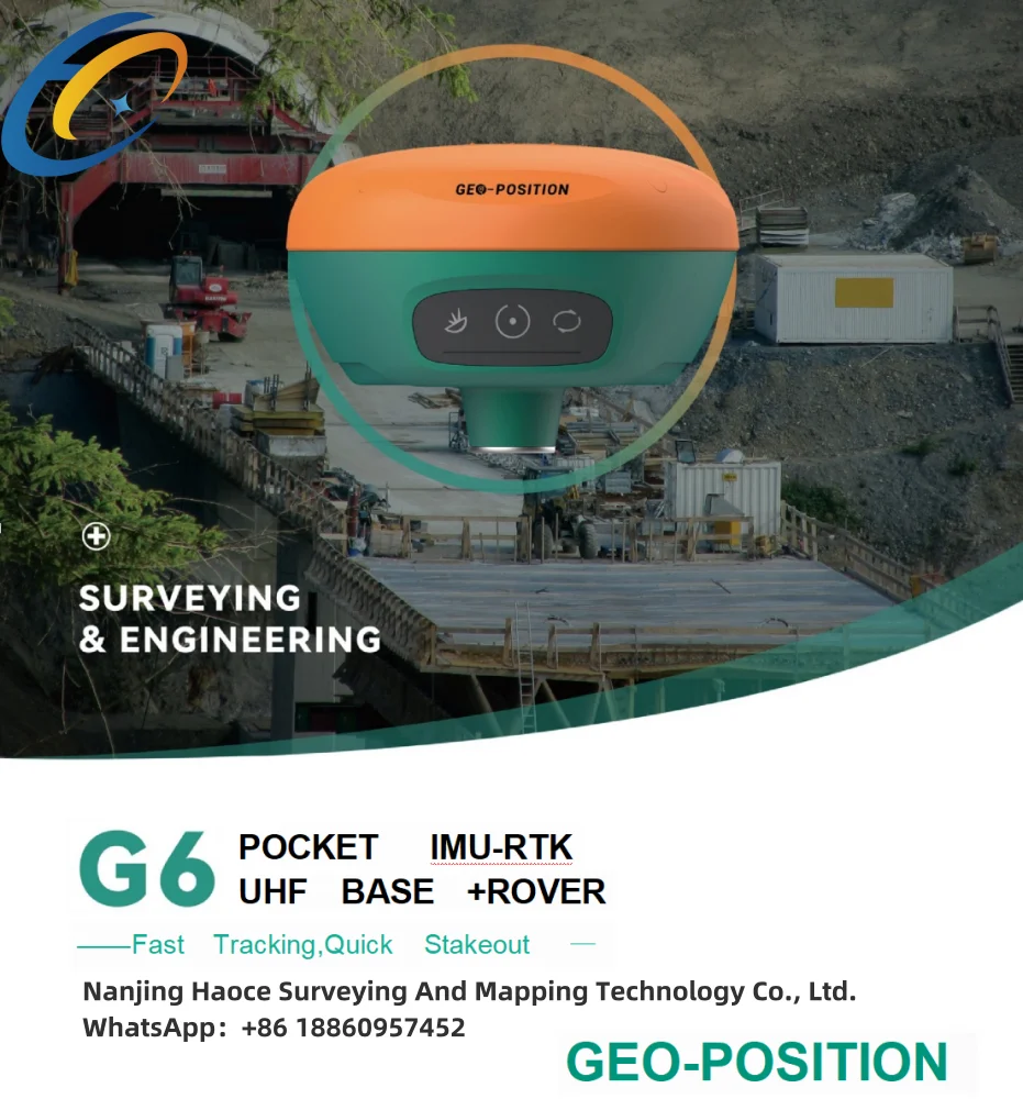 The Perfect GNSS RTK Survey Tool GEO-POSITON G6 GNSS RTK Receiver GPS ...