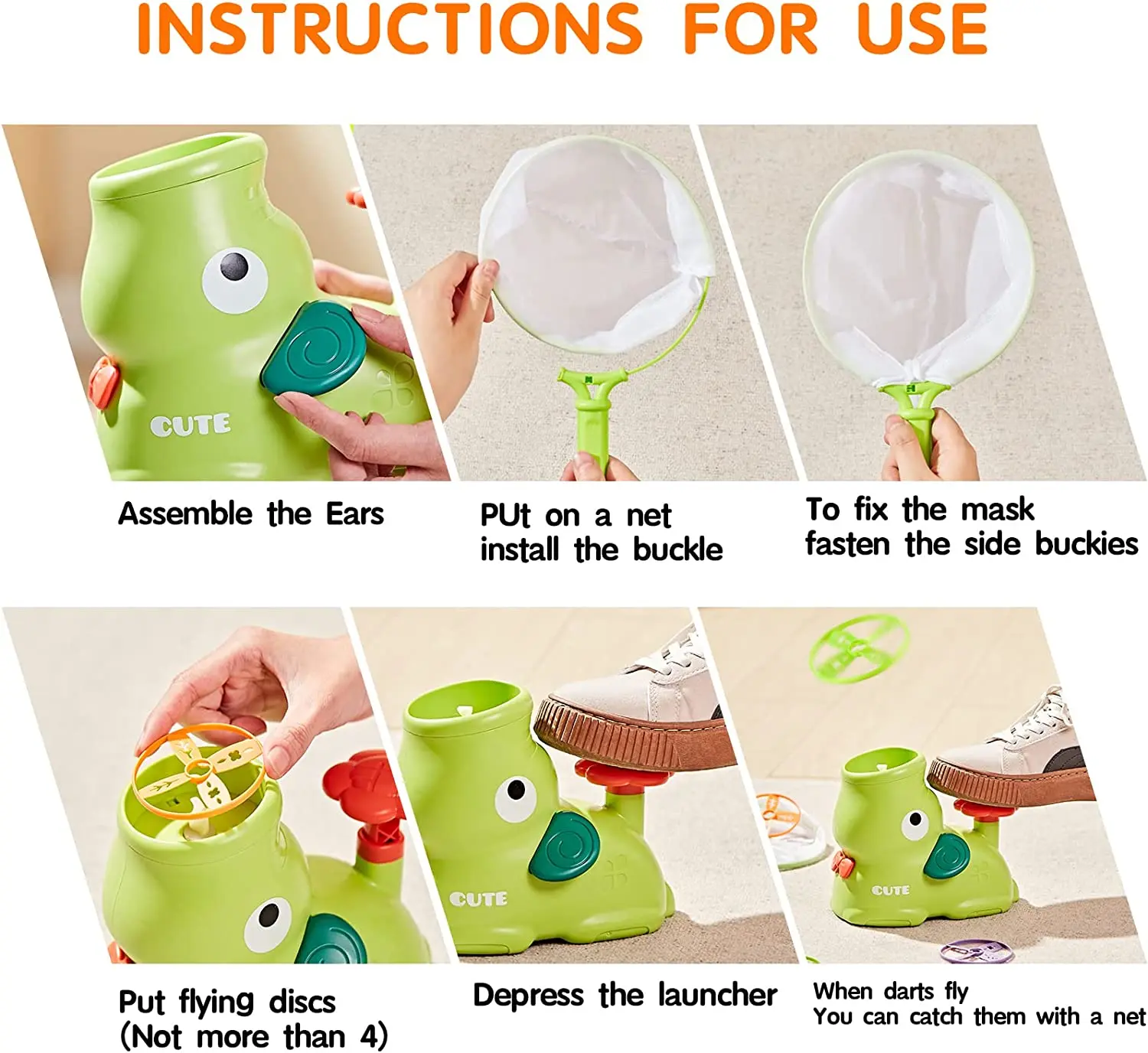 Alibaba.com: Flying Disc Launcher Toy with Spinners, Indoor Outdoor Use ...