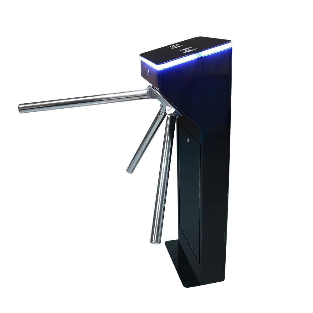 Luxury Vertical Semi-Automatic Tripod Turnstile Security Drop Arm ...