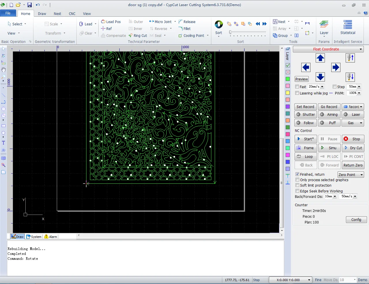 Cypcut Cnc Controller System FSCUT2000C+BCS100 Laser Equipment Parts ...