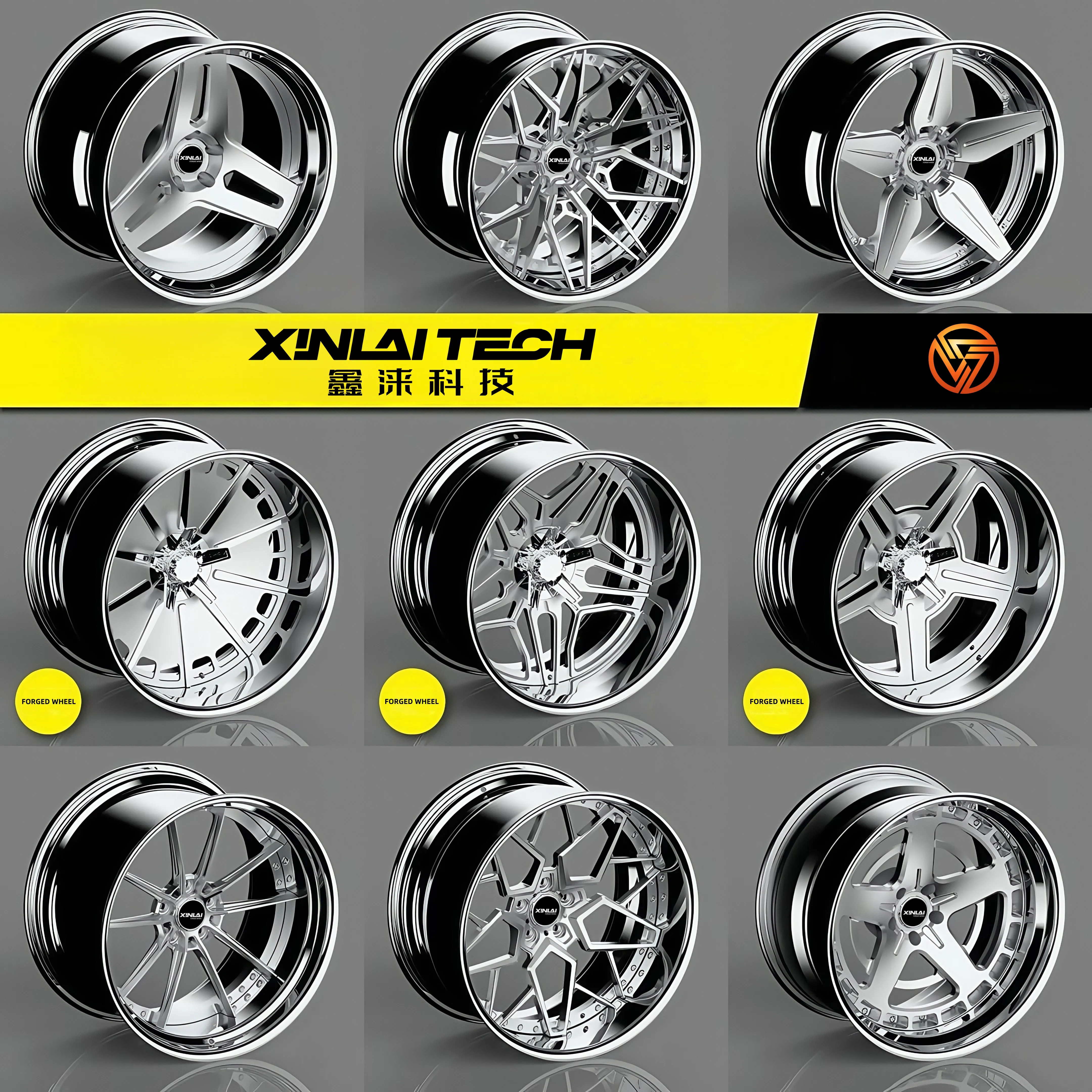 XL Monoblock Transparent Brushed Red Color Deep Dish Concave Custom ...