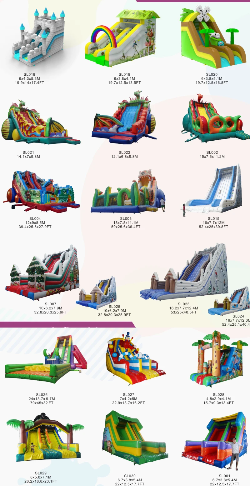 Big Water Slides Professionnel Waterslides Comercial Inflatables Pool ...