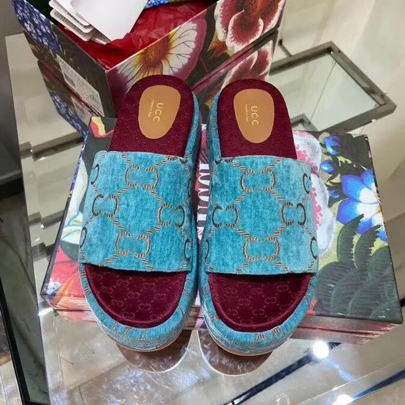 Thick Sole Ladies Slippertop Quality Luxury Female Famous Brand Ladies ...