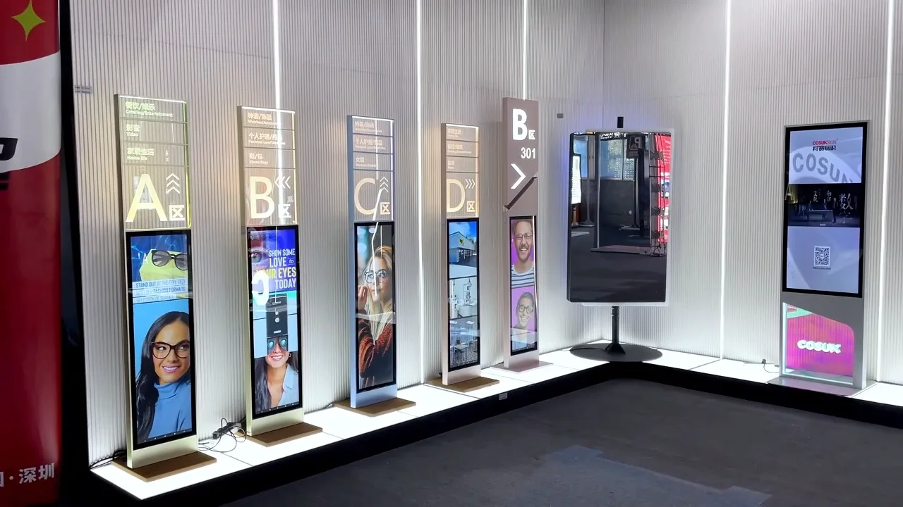 Outdoor Light Pole Led Screen Led Pole Display Screen Advertising ...