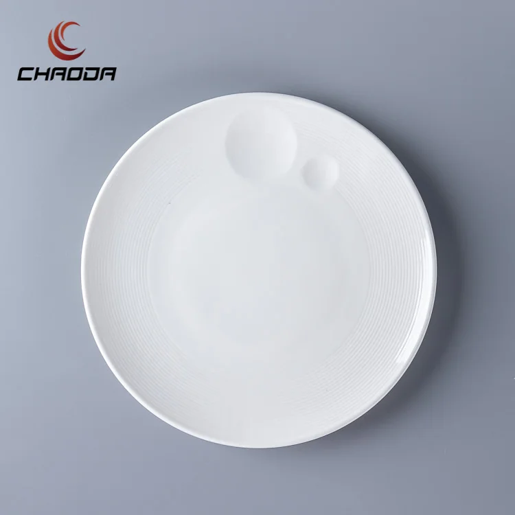 Light Weight Luxury Modern Bone China Dinnerware Set White Airline ...