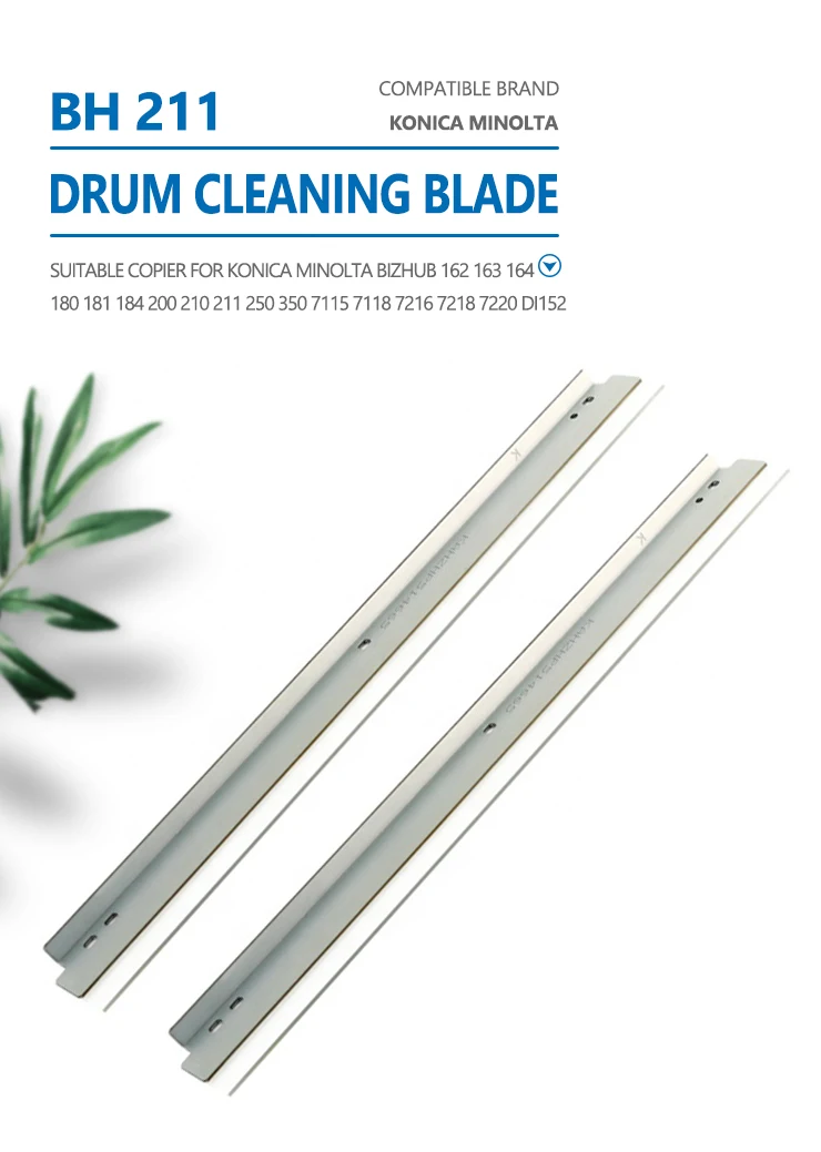 H-two New Drum Cleaning Blade For Konica Minolta Bizhub 162 163 164 180 181 184 200 210 211 250 ...