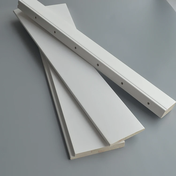White Primed Finger Joint Pine Baseboard Wood Trim 5180 Mouldings for ...