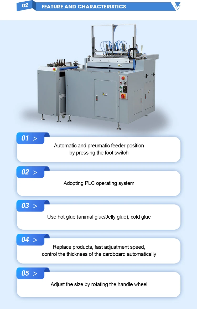 Semi Automatic High Quality Hard Cover Making Machine