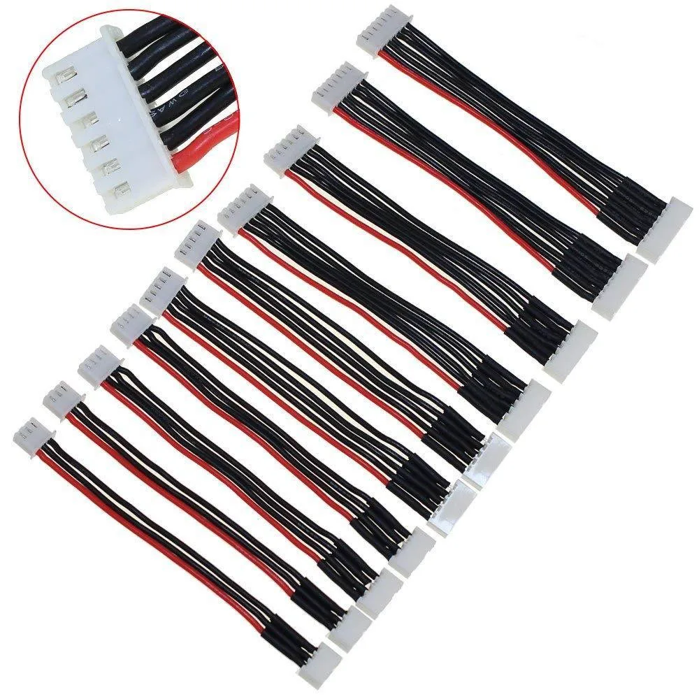 2s 3s 4s 6s LIPO Balance Extension Leads Cables Cord Wire JST-XH Cables