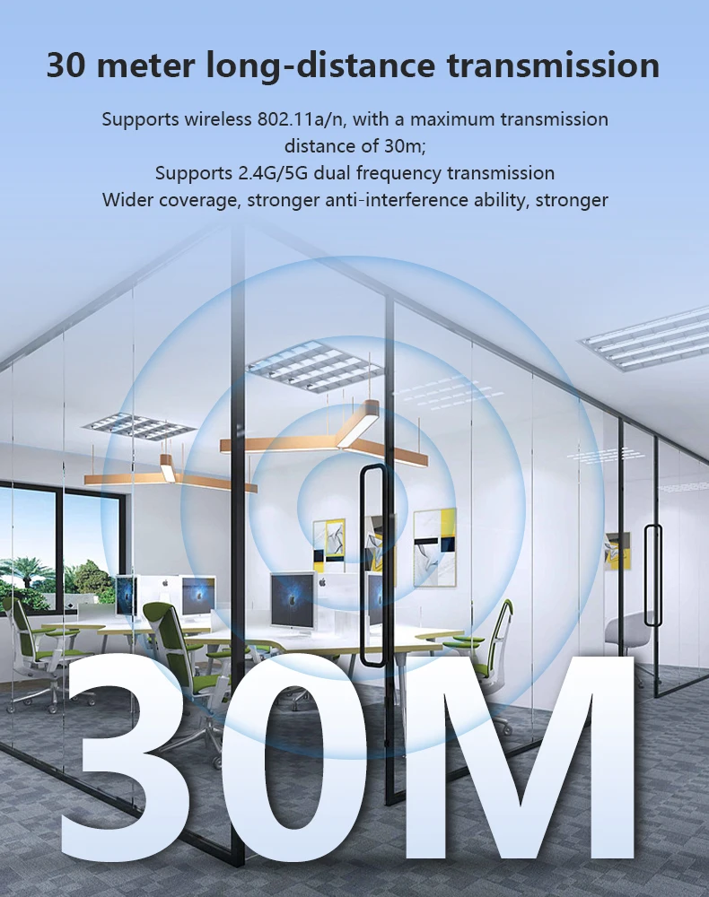 Wireless HDMI Transmitter and Receiver - 30M Distance