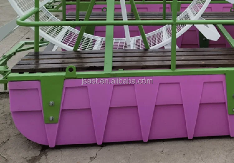 Water Raft Pedal Boat Big Wheel Hamster Boat 360 Rotating Bike Ride ...