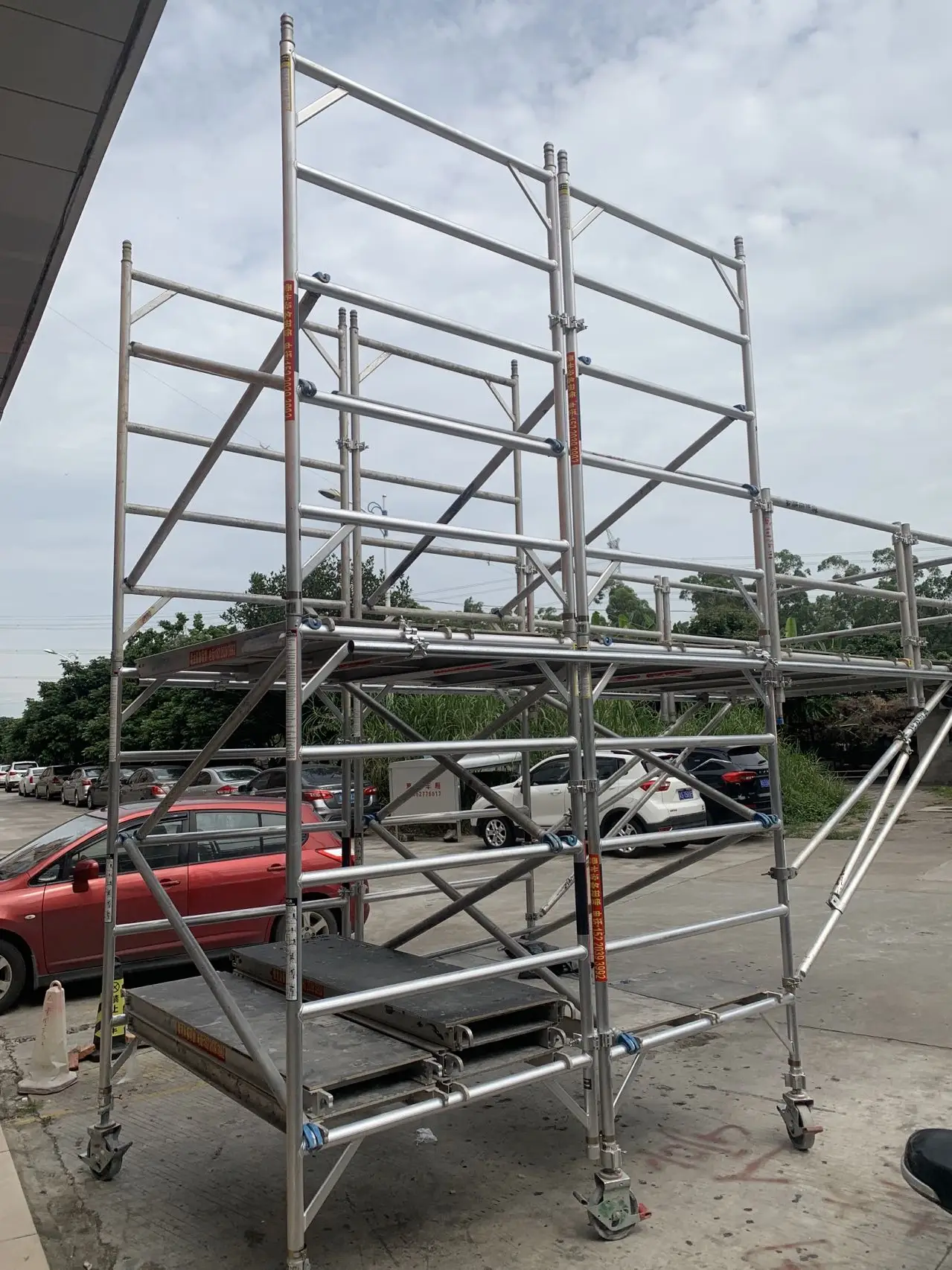 Fast Moving Mobile Scaffold Aluminium High Quality Rolling Aluminium ...