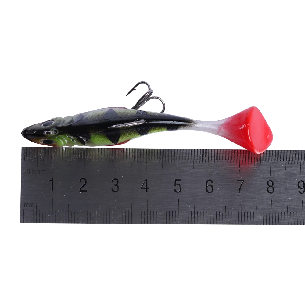 Goture 10.8g 3d Lifelike Trout Soft T-tailed Fishing Lure Silicone ...