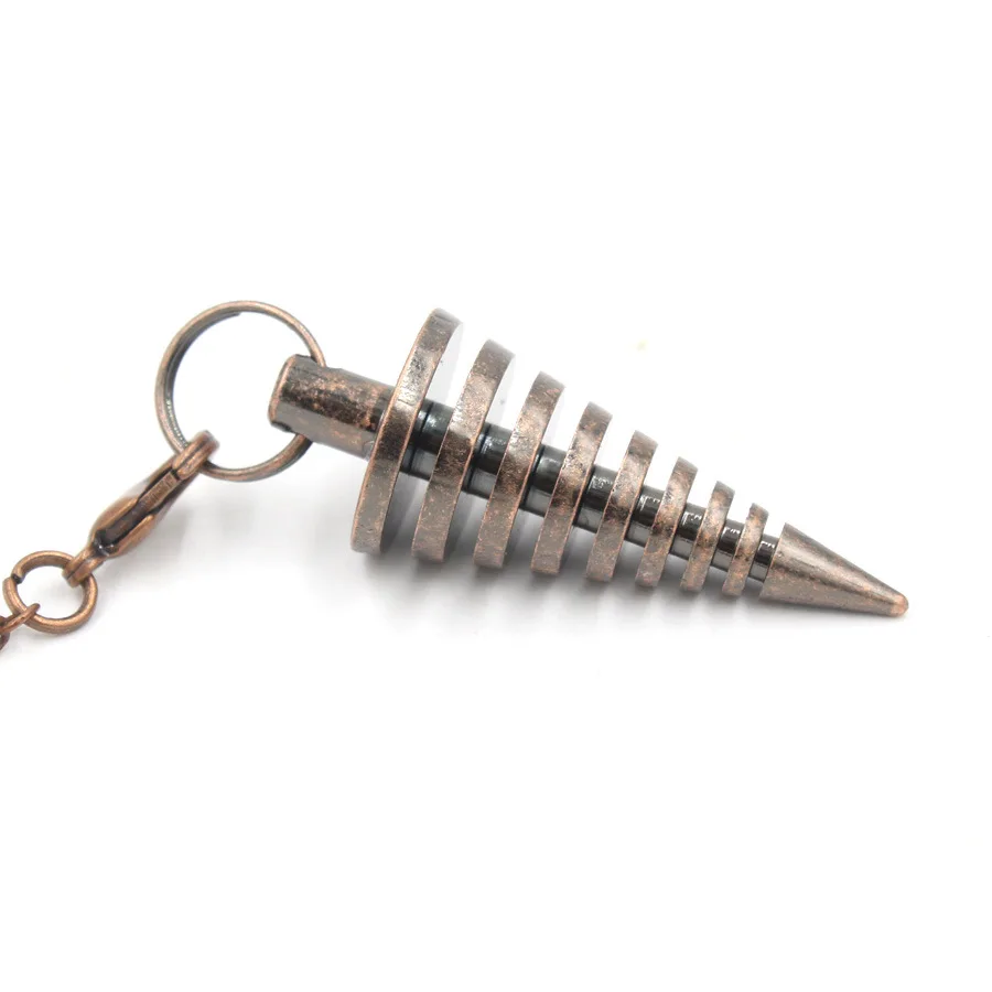 Retro Metal Pendulum Pendulos Pendulums for Dowsing Cone Antique Gold ...