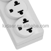 Heavy Duty Power Socket Surge Protector Abs Power Bar 6 Outlet 220v ...