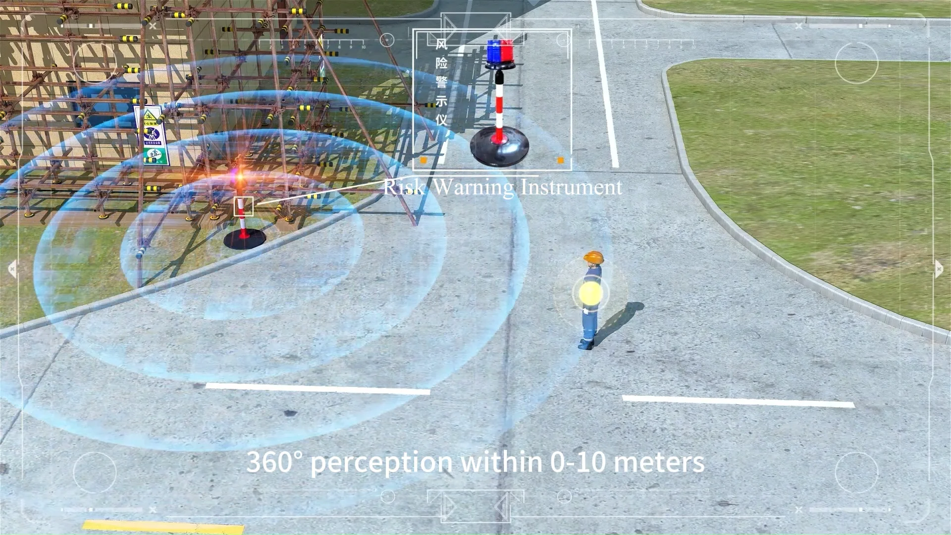 Risk Warning Alarm Light System With Voice And Light Reminder - Buy ...